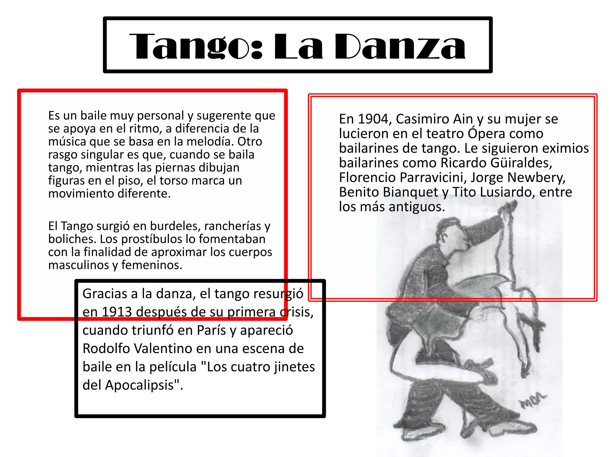OríGenes E Historia Del Tango | PPTX | Musicals | Genres