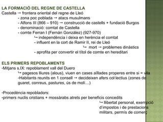ORÍGENS I EXPANSIÓ DE LA CORONA DE CASTELLA | PPT
