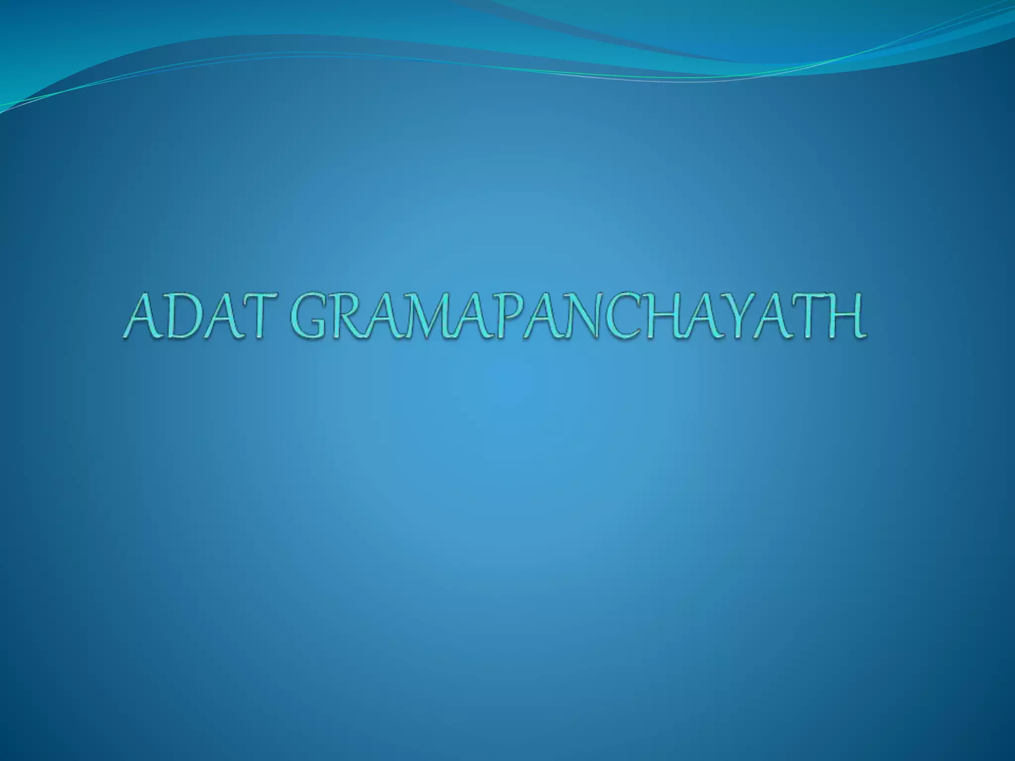Shifting to Organic Agriculture- Adat Model | PPTX