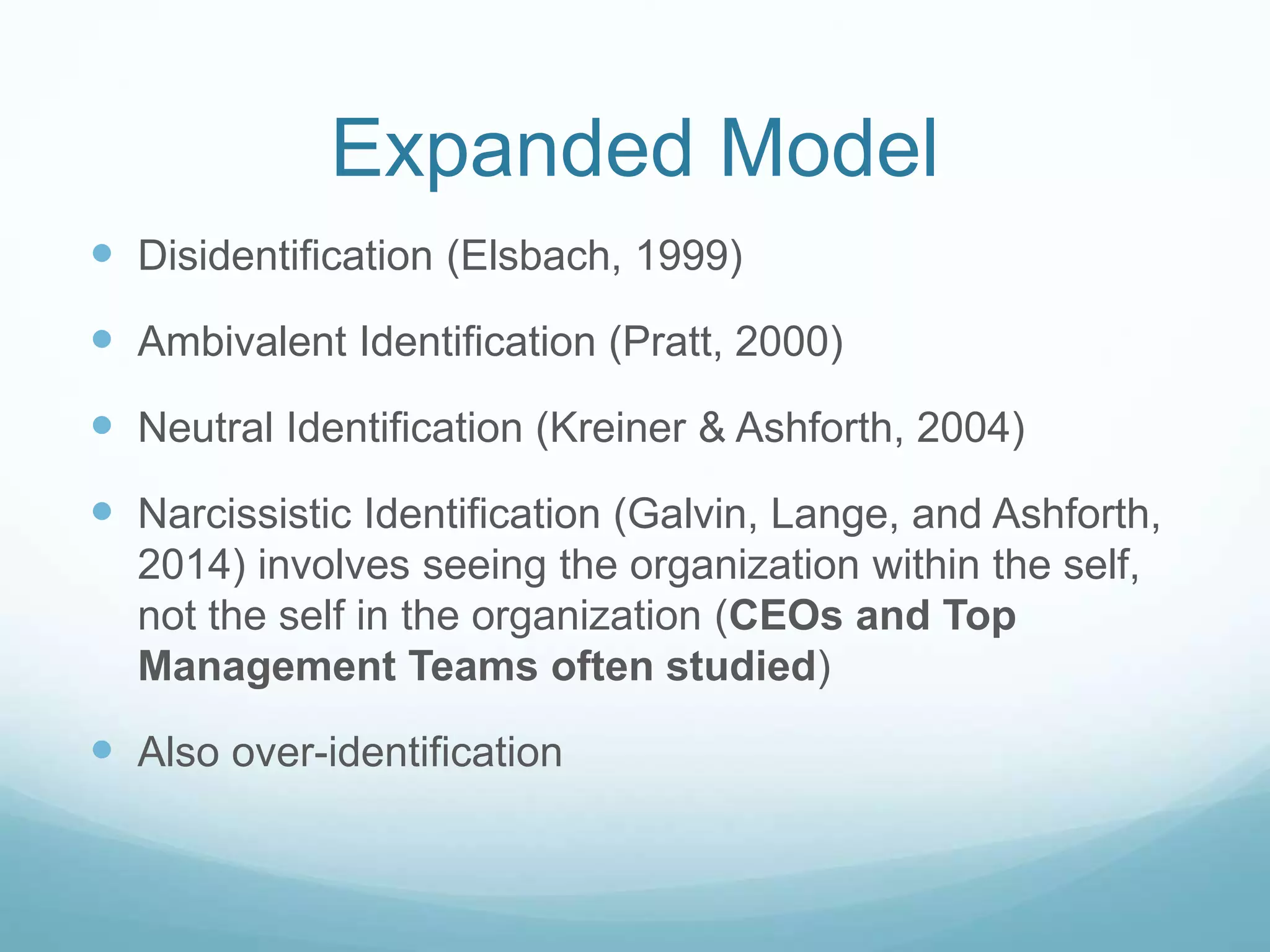 Organizational Identification and Volunteer Involvement | PPTX