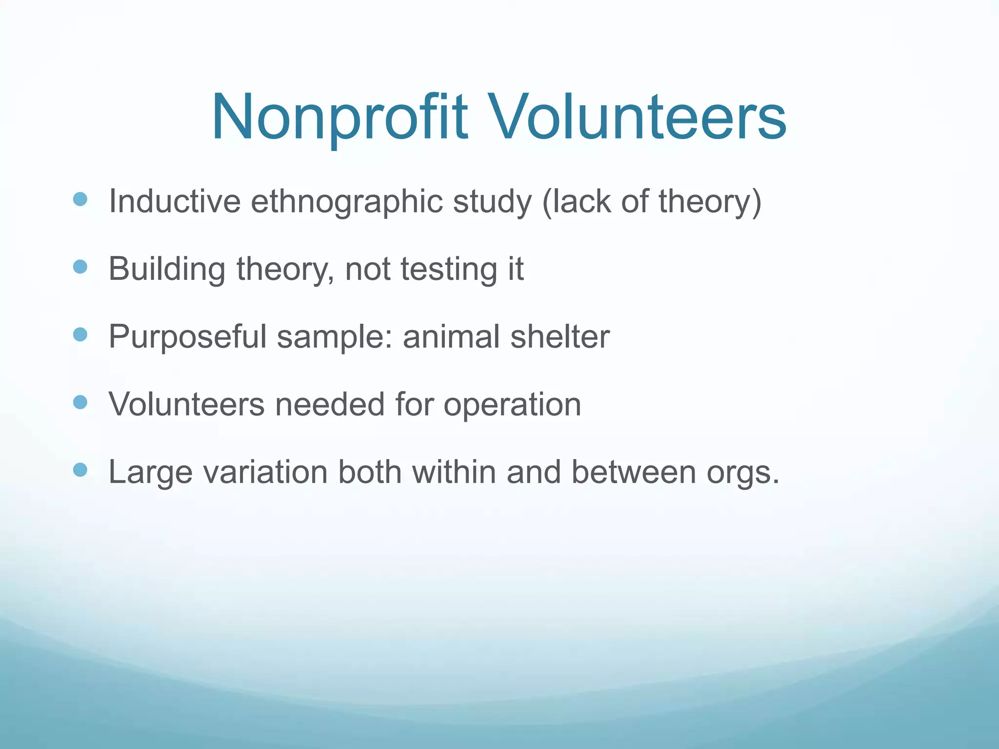 Organizational Identification and Volunteer Involvement | PPTX