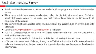 Origin – Destination survey | PPTX
