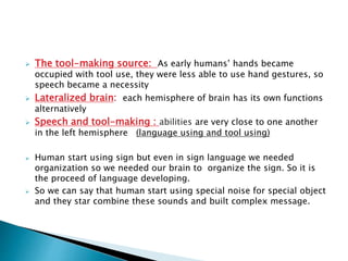 Orgin of language | PPT
