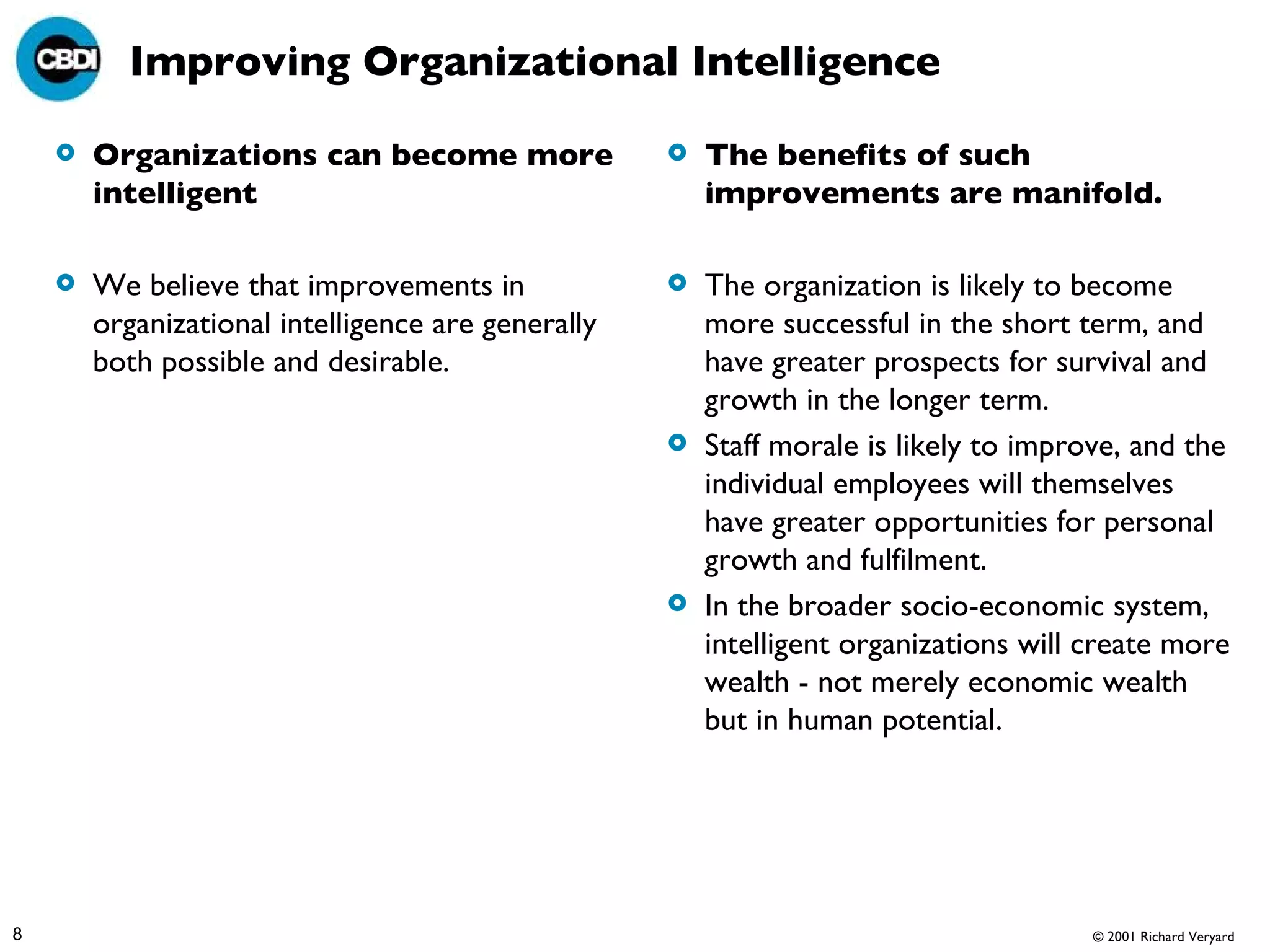 Organizational Intelligence | PPT