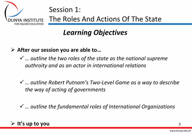 International Organizations: Session 1 | PPT