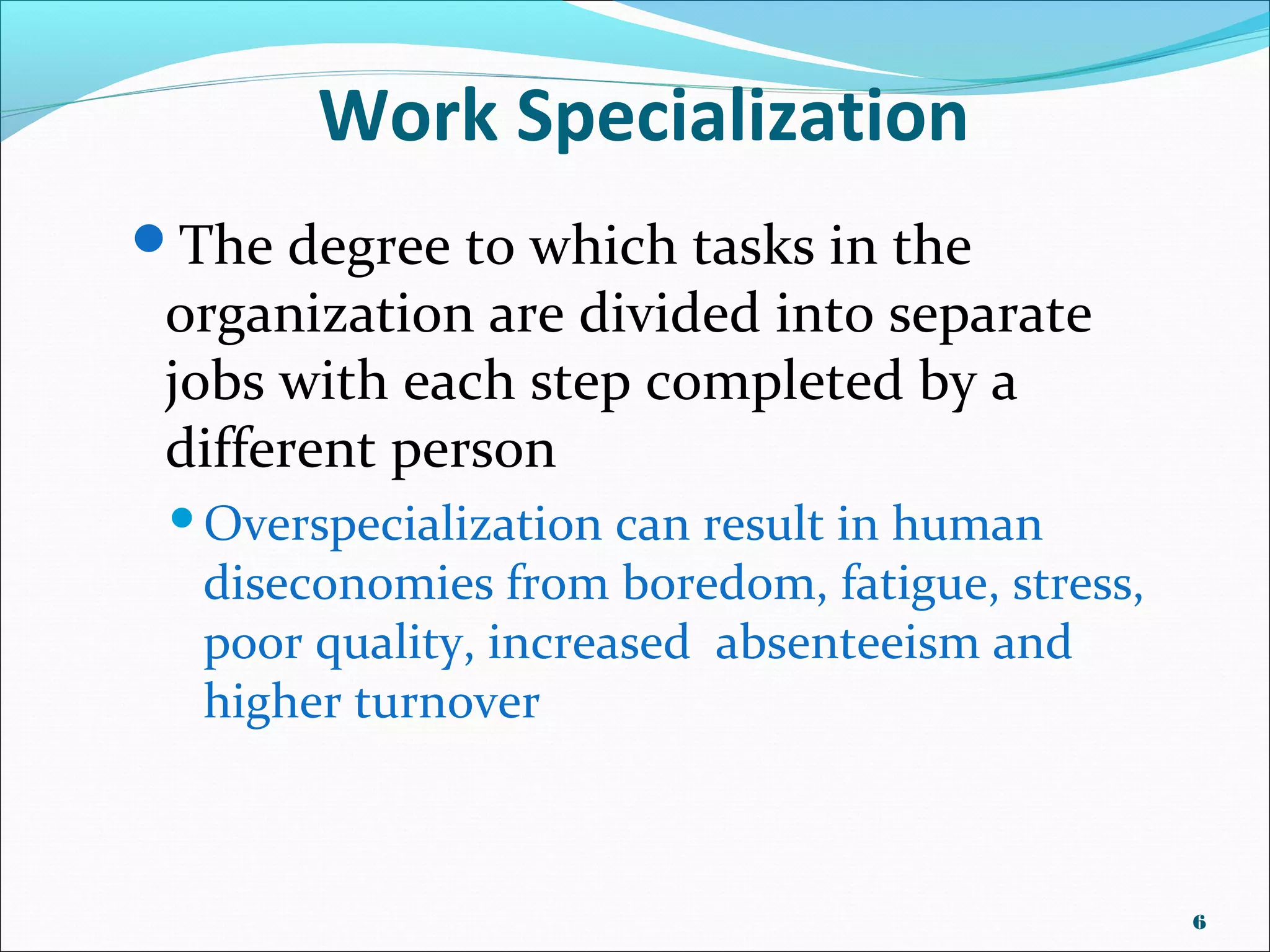 Organisational designs and structures, traditional & contemporary ...