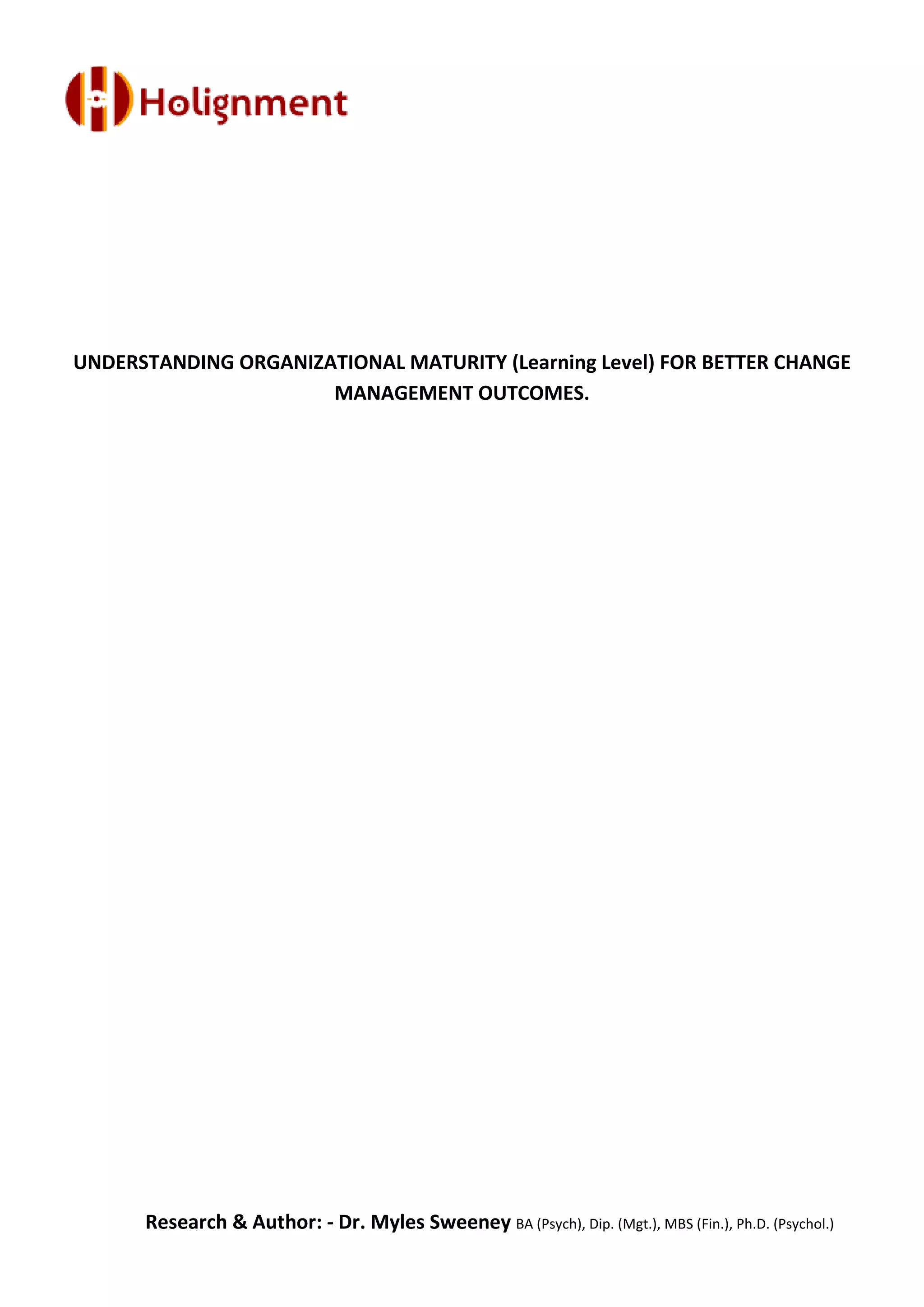 Org learning levels | PDF