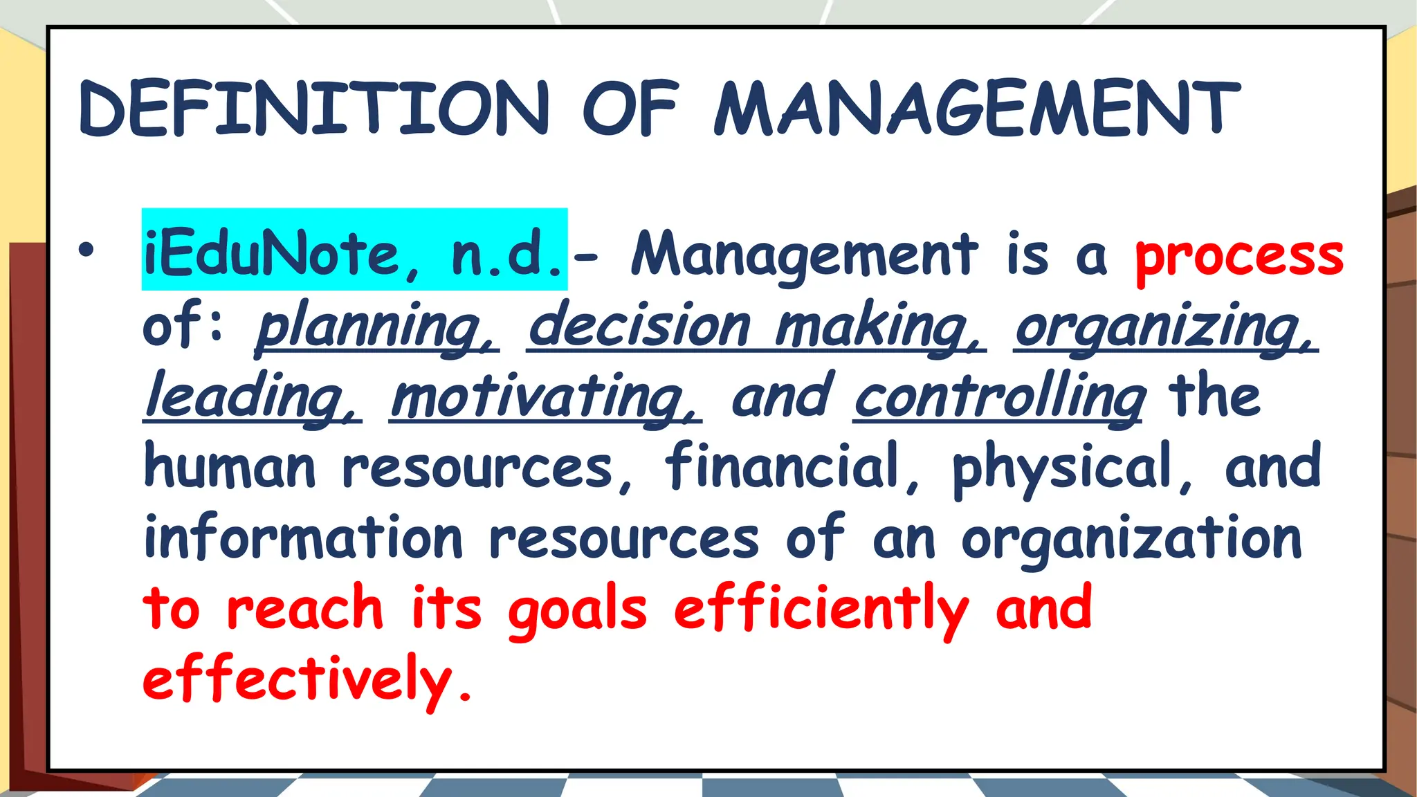 ORGANIZATION AND MANAGEMENT GRADE 11 MDL | PPTX