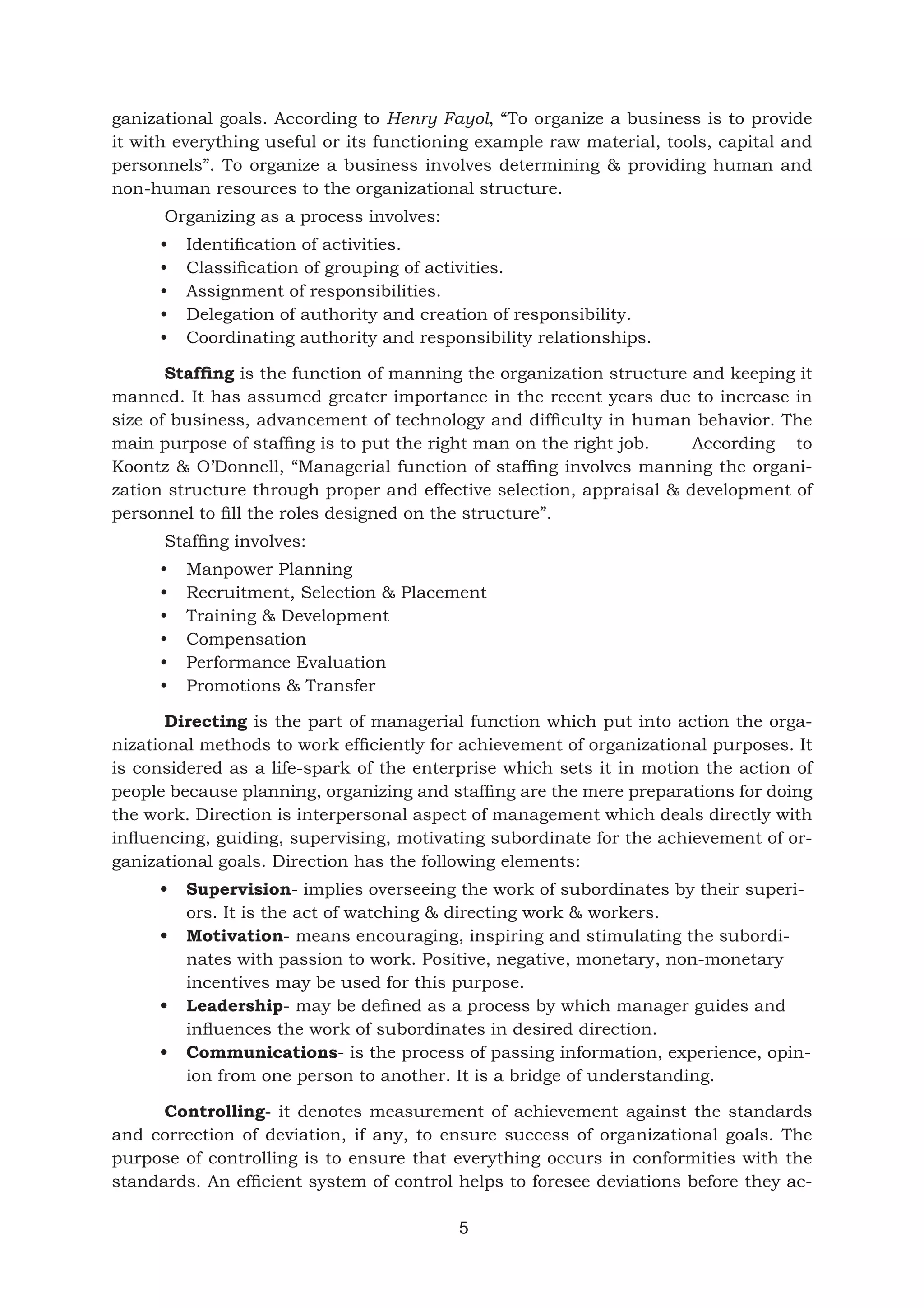 OrgMan_Module 1_Meaning, Functions, Types and Theories of Management ...