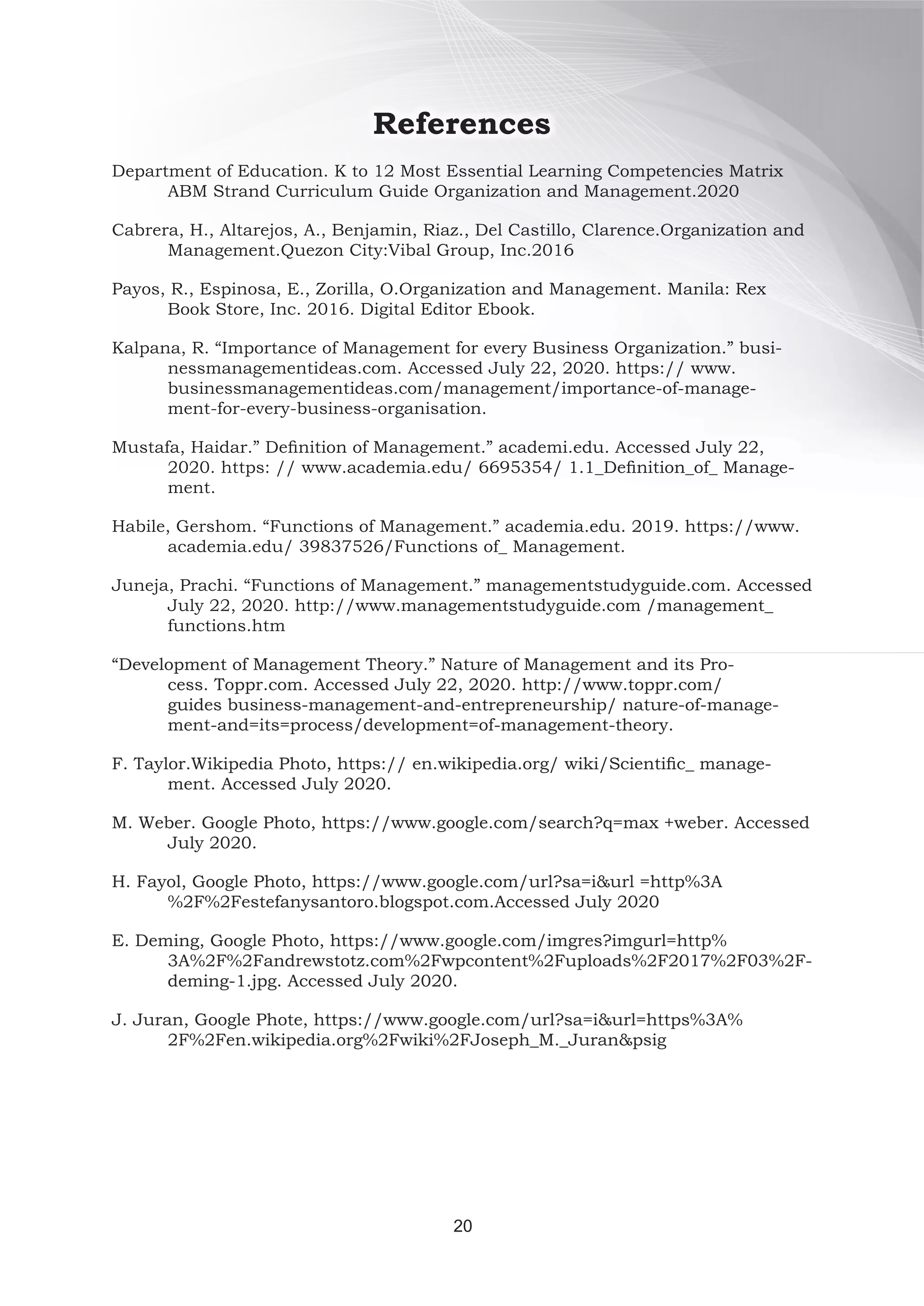 OrgMan_Module 1_Meaning, Functions, Types and Theories of Management ...
