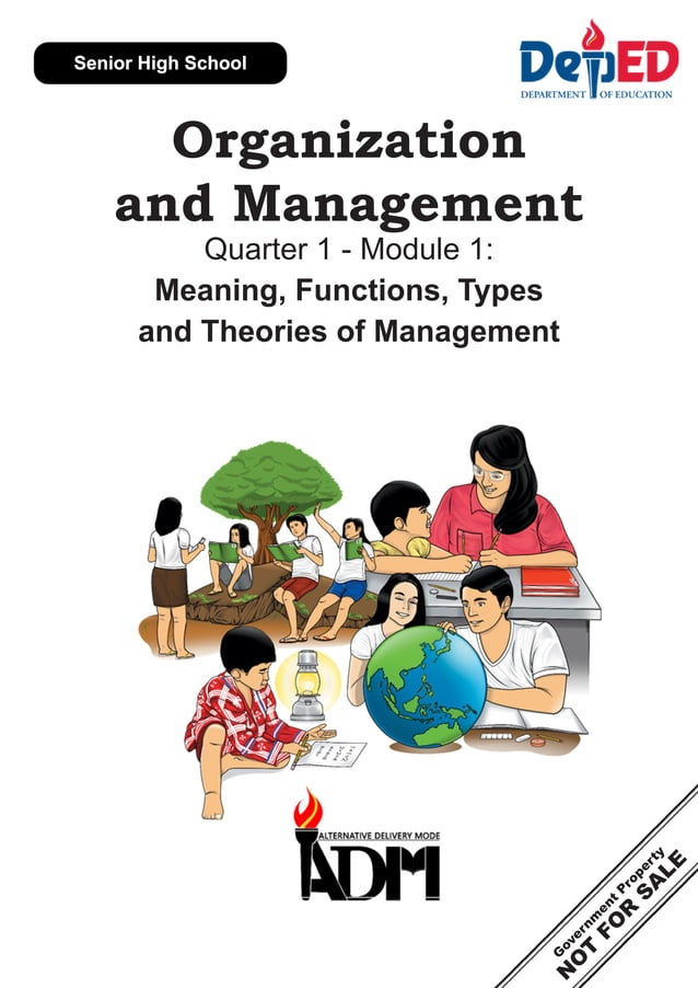OrgMan_Module 1_Meaning, Functions, Types and Theories of Management ...