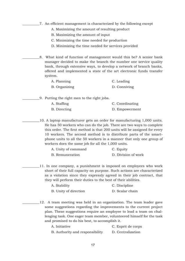 OrgMan_Module 1_Meaning, Functions, Types and Theories of Management ...