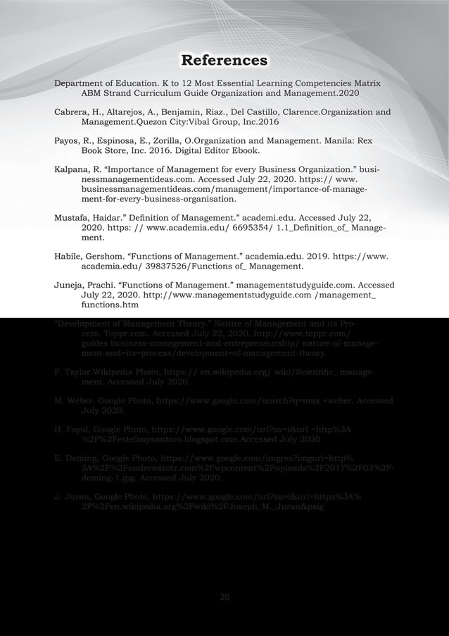 OrgMan_Module 1_Meaning, Functions, Types and Theories of Management ...