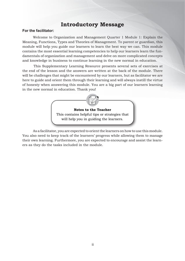 OrgMan_Module 1_Meaning, Functions, Types and Theories of Management ...