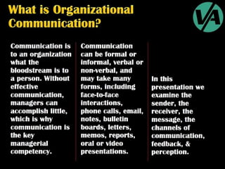 Organizational Communication | PPTX