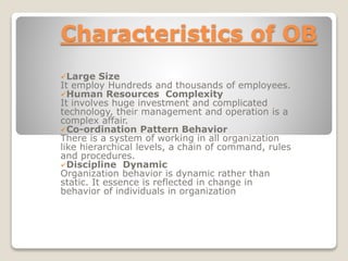 Orgnizational behaviour | PPTX