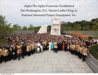 Alpha Phi Alpha Organizational Overview | PDF