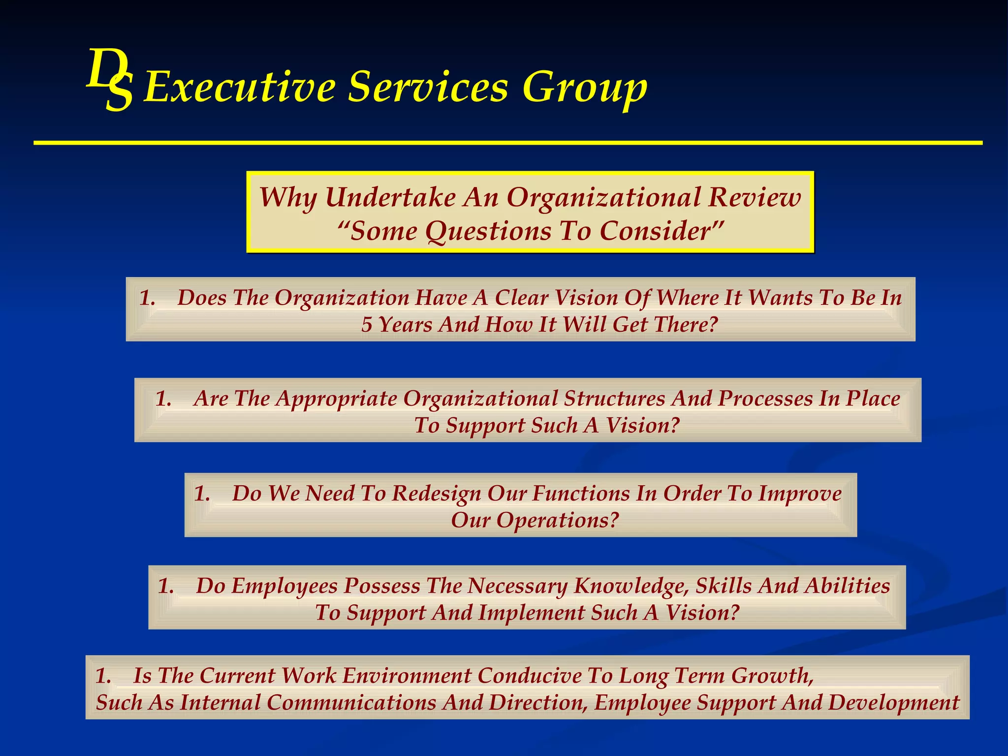 Org Review Powerpoint Presentation | PPT
