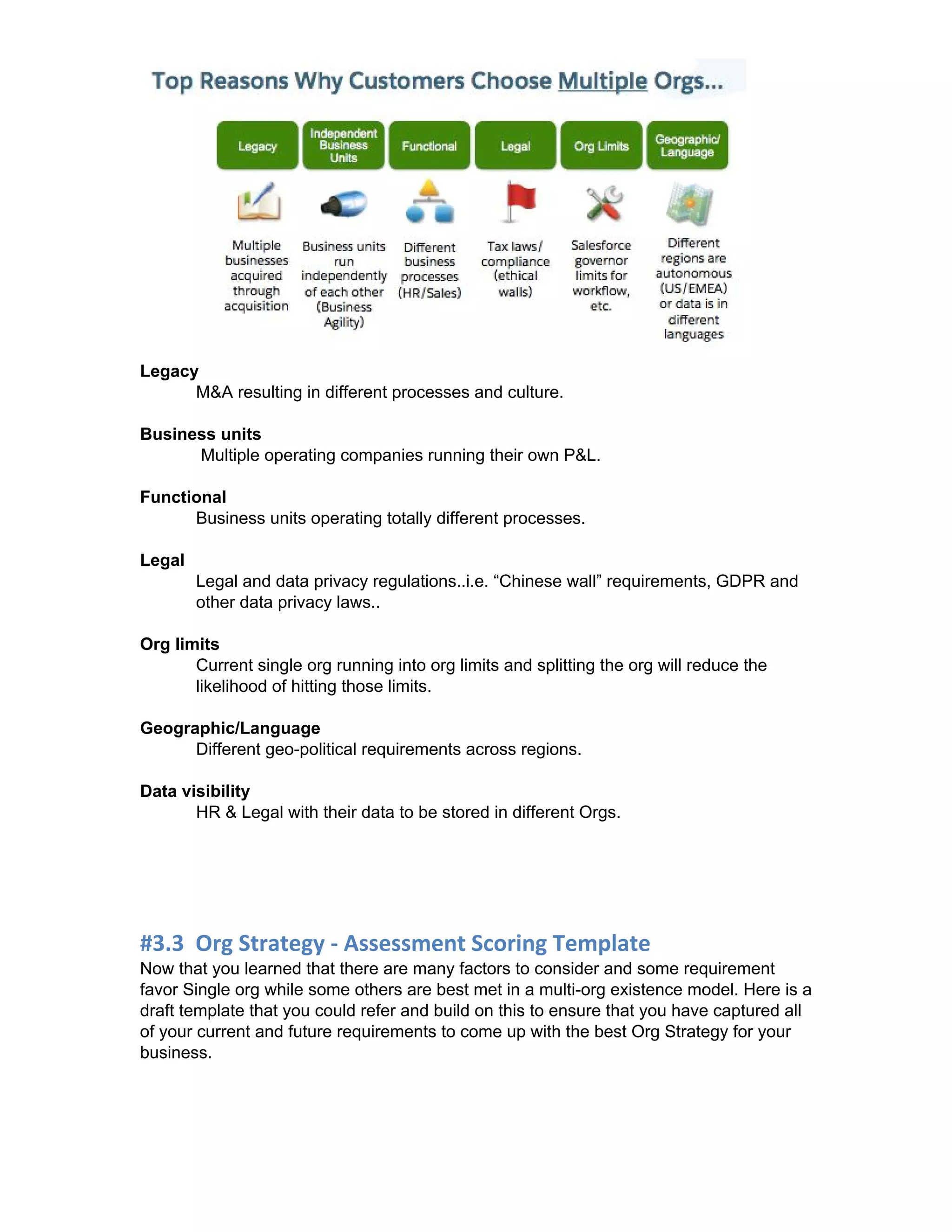 A comprehensive guide to Salesforce Org Strategy | PDF