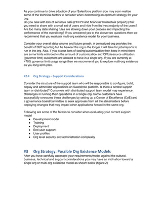 A comprehensive guide to Salesforce Org Strategy | PDF