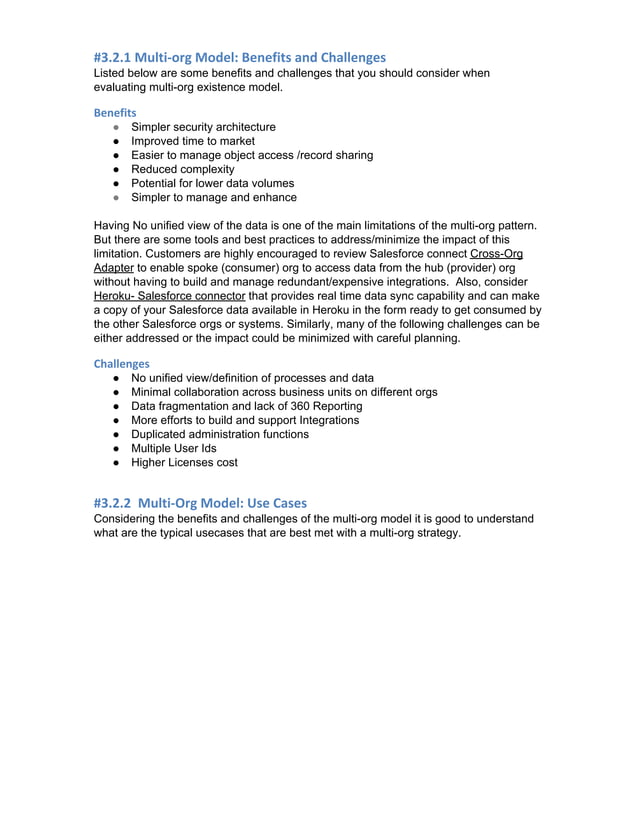 A comprehensive guide to Salesforce Org Strategy | PDF | Computer ...