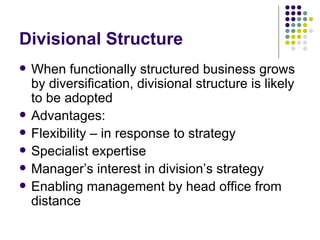 Organizational Structure | PPT | Business | Business and Finance