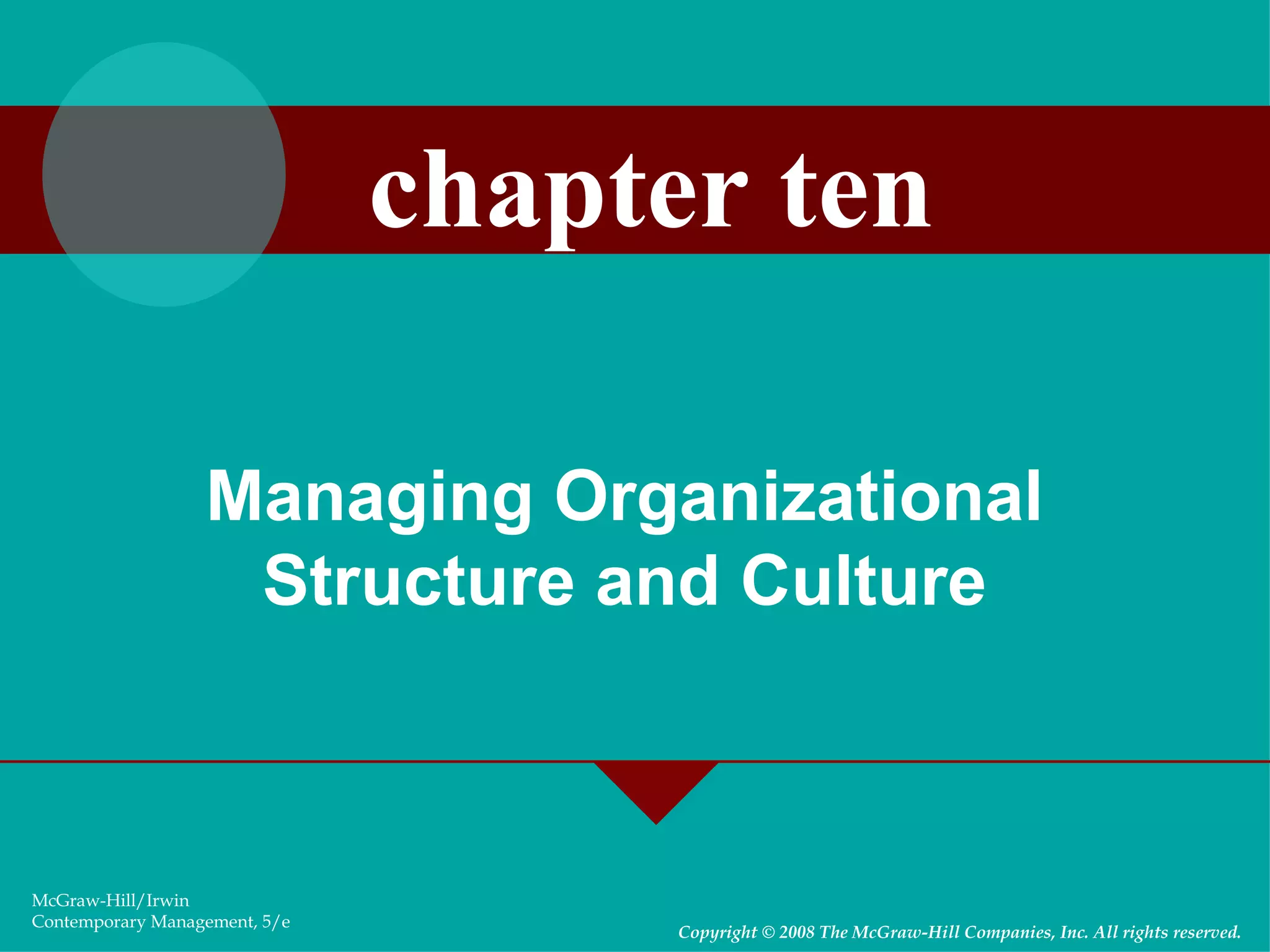 Org Structure Ppt