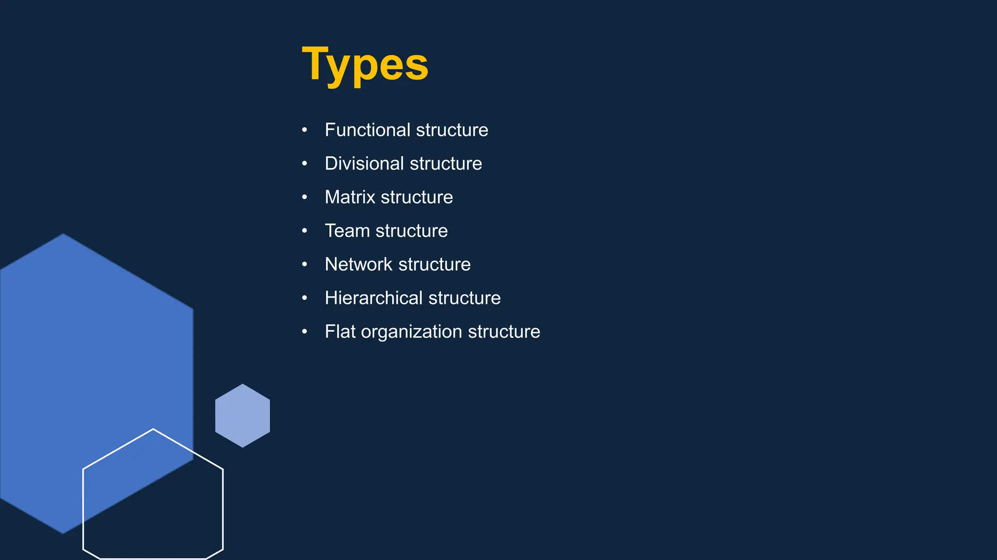 Org Structure Presentation Ppt Team 1 Pptx