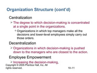 Organizational Structure and designe | PPT | Business Administration ...