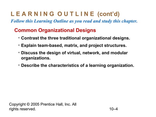 Organizational Structure and designe | PPT | Business Administration | Business