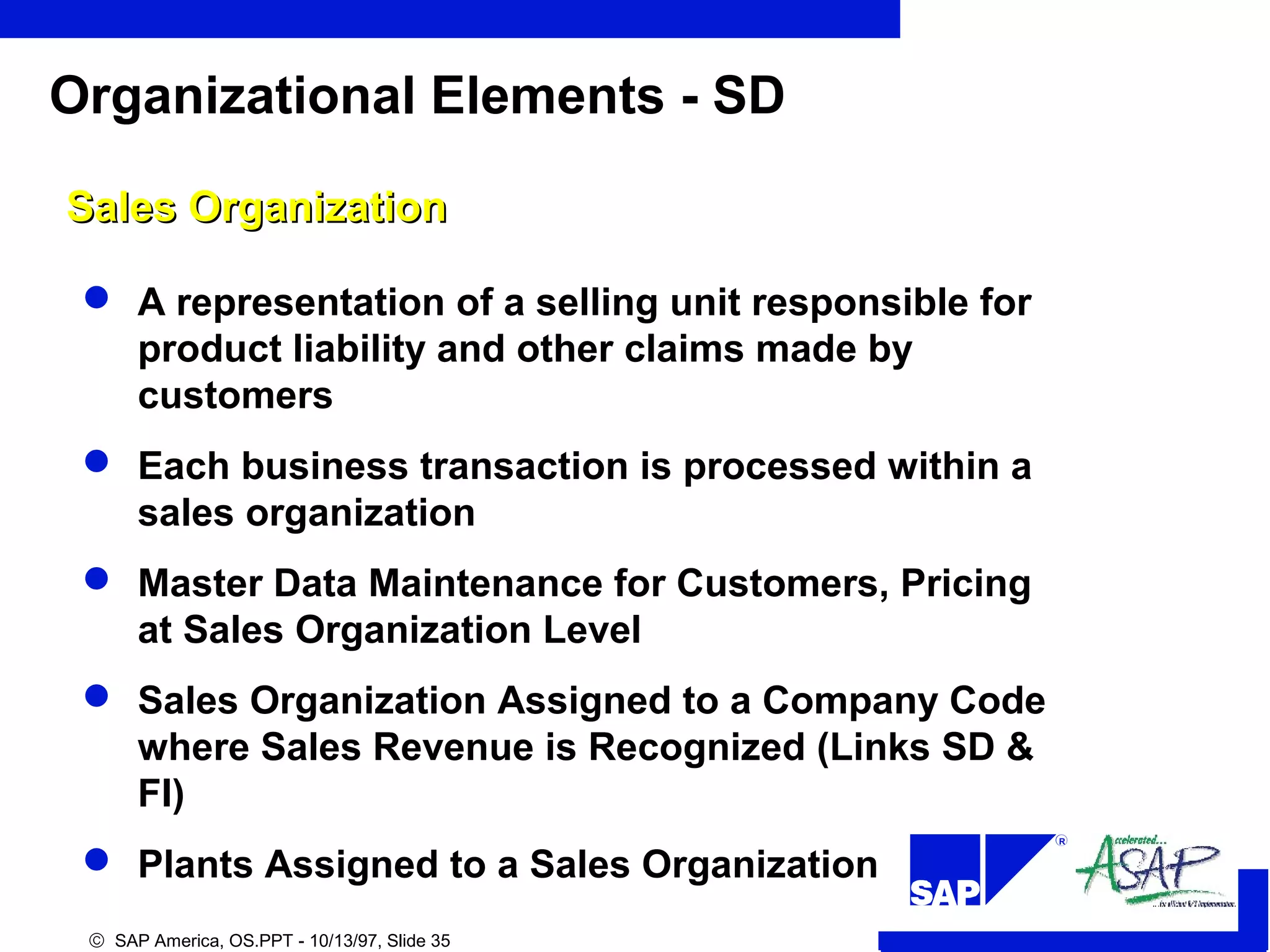 Org structure SAP | PPT
