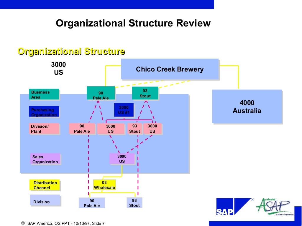 Org structure SAP