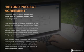 Orgzit Project Management Solution | PPT