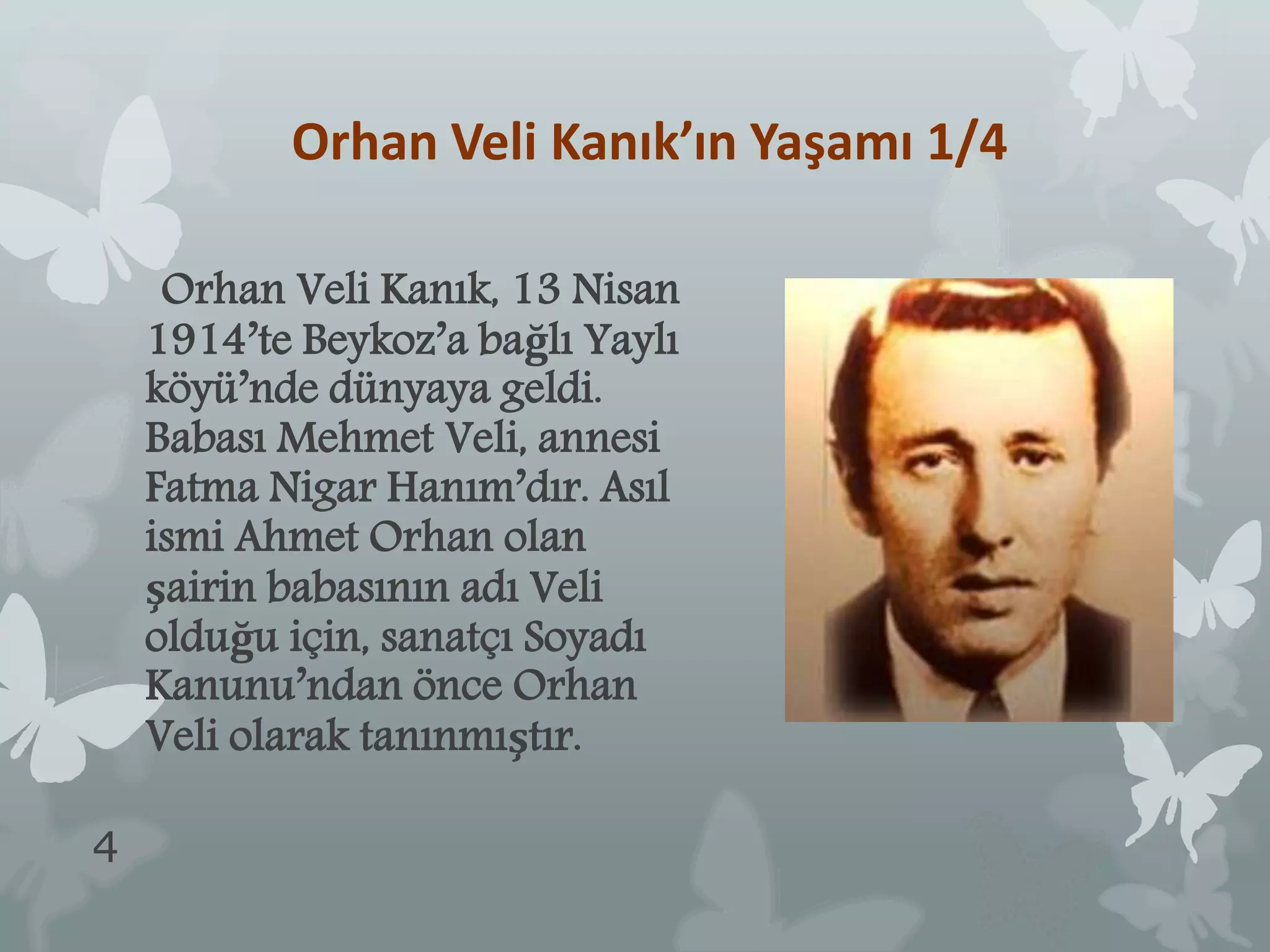 Orhan veli̇ kanik ve sabahatti̇n ali̇ | PPTX