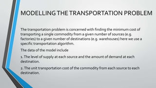 Operation Research | PPTX | Logistics and Transportation Industry ...