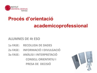 Orientació escolar 4t ESO | PDF