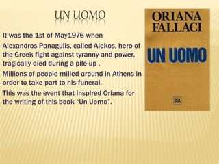 Oriana fallaci | PPTX