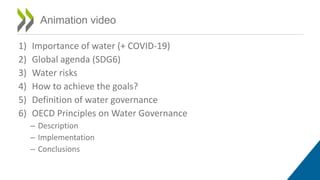 Implementing the OECD Principles on Water Governance: update | PPTX