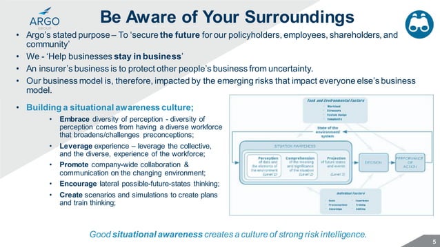 Argo Group: operationalizing emerging risk 2020 | PPT