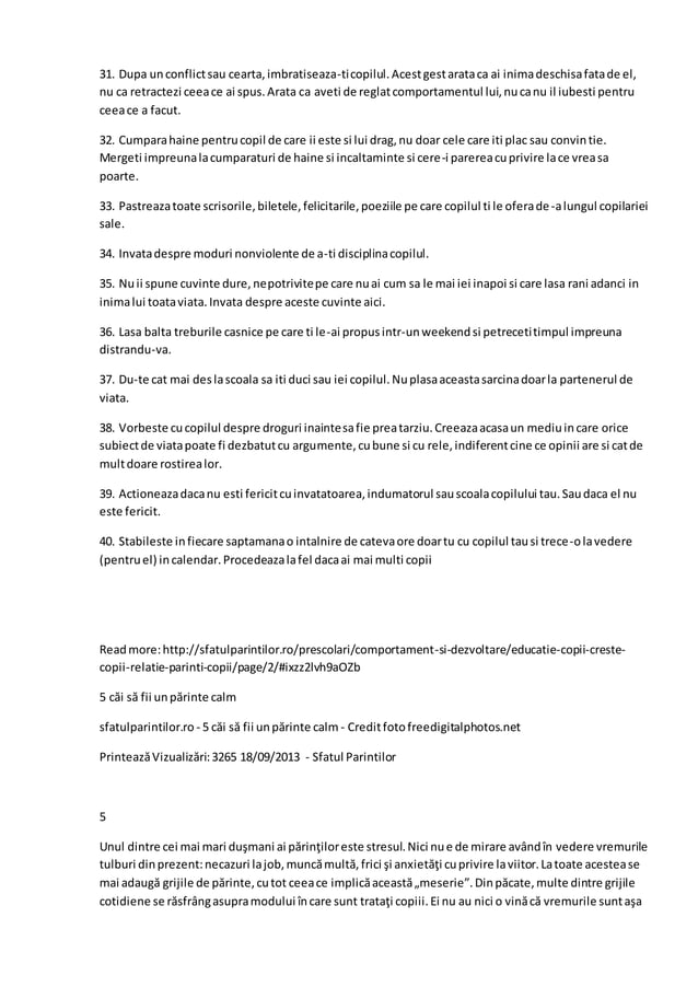 Orice parinte isi iubeste copilul | PDF