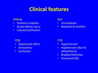 Emergency management of hypercalcaemia | PPTX