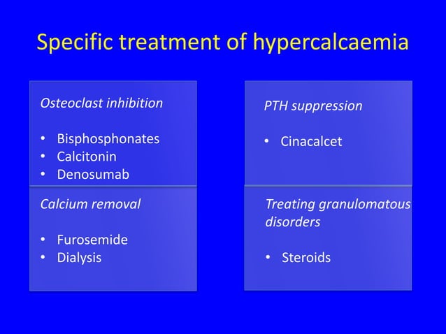 Emergency management of hypercalcaemia | PPT
