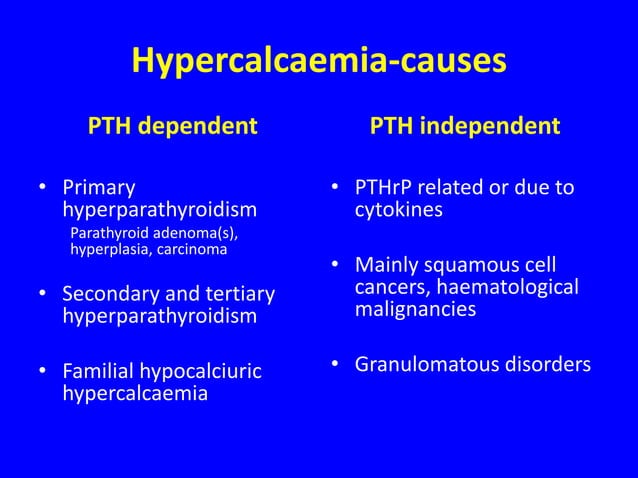 Emergency management of hypercalcaemia | PPT