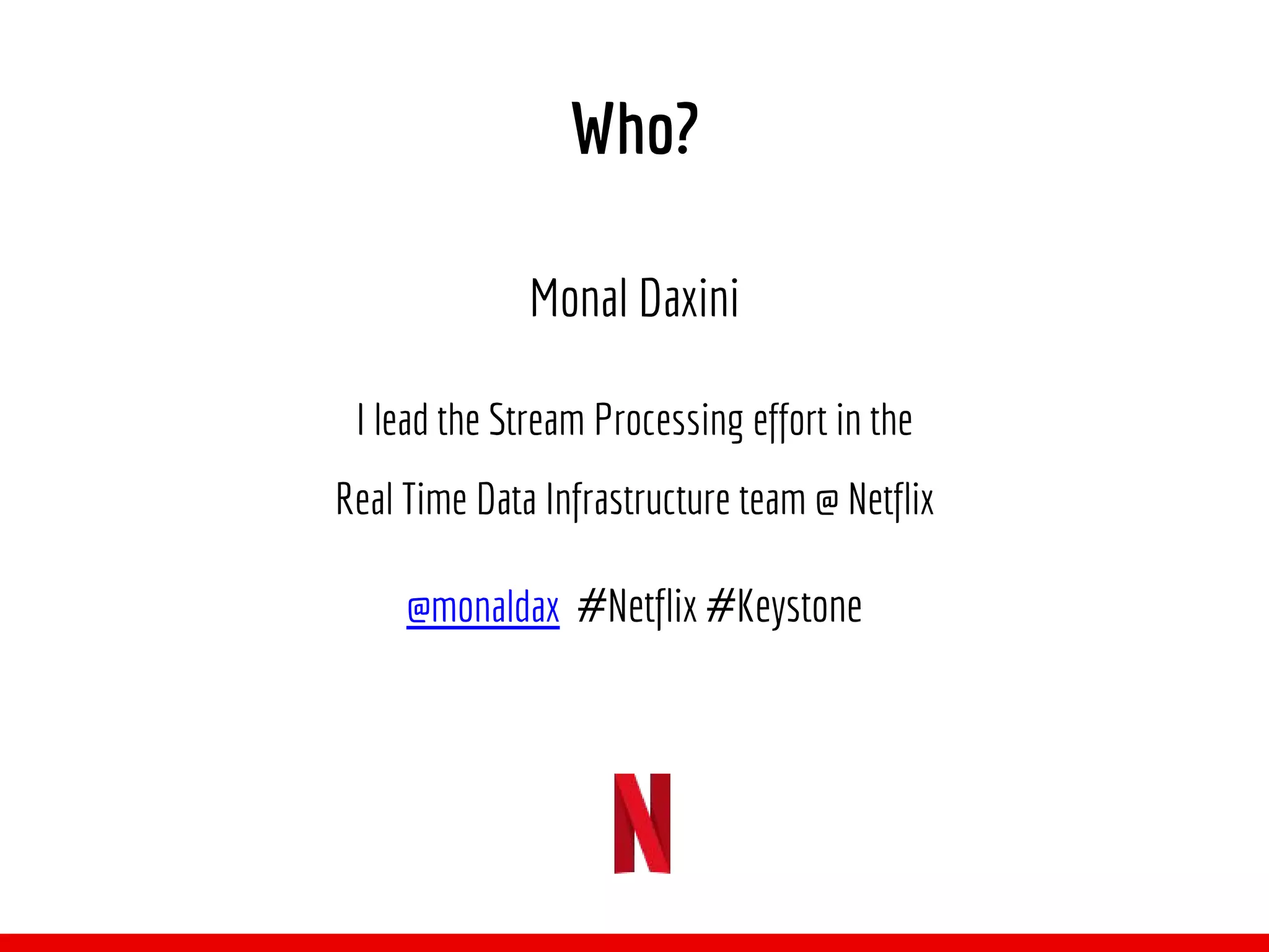 Netflix Keystone—Cloud scale event processing pipeline | PDF