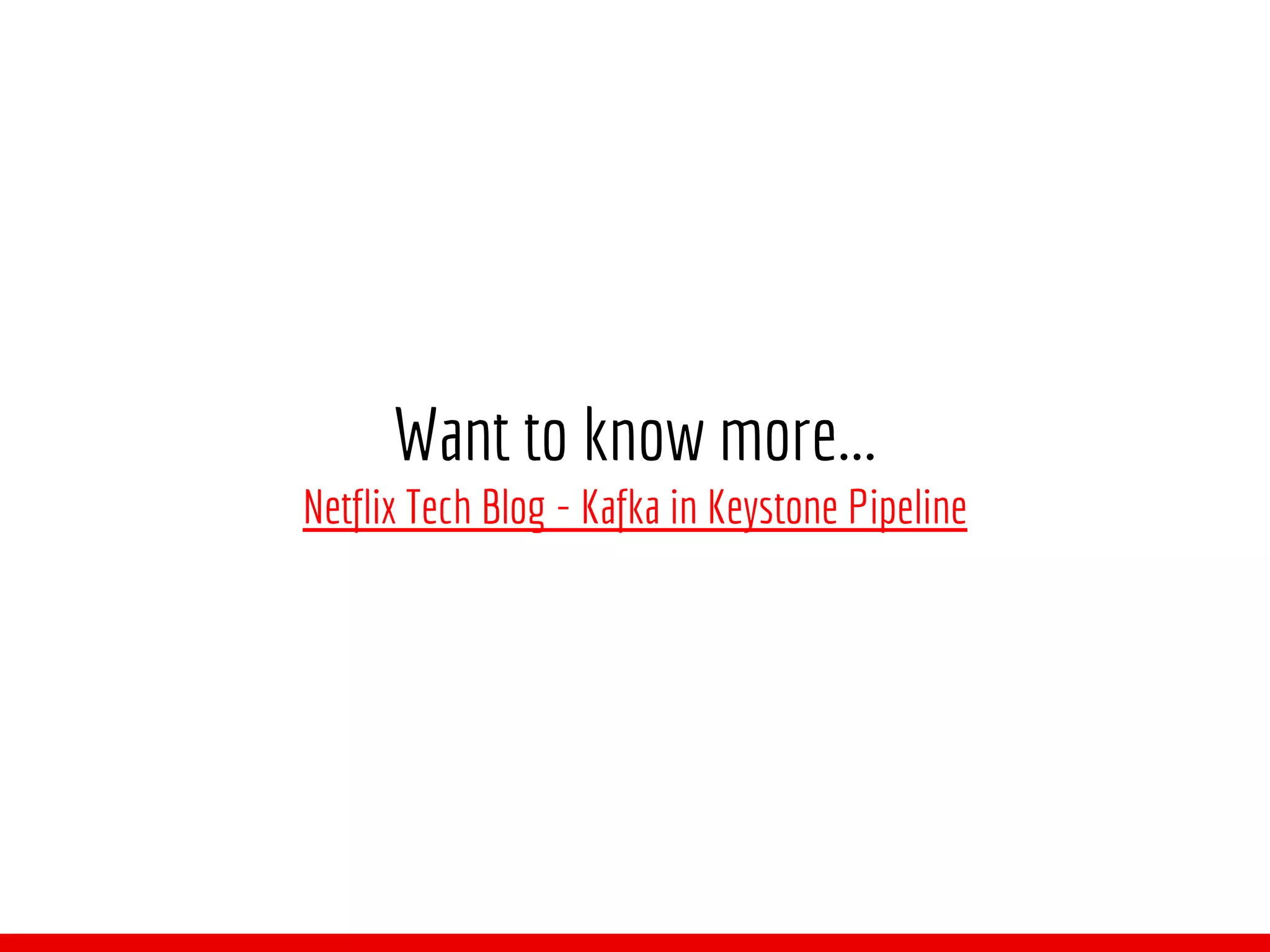 Netflix Keystone—Cloud scale event processing pipeline | PDF