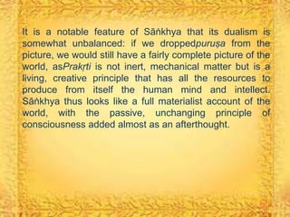 Sankhya School ( Indian Philosophy ) | PPTX