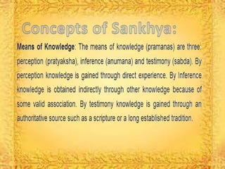 Sankhya School ( Indian Philosophy ) | PPTX