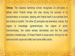 Sankhya School ( Indian Philosophy ) | PPTX