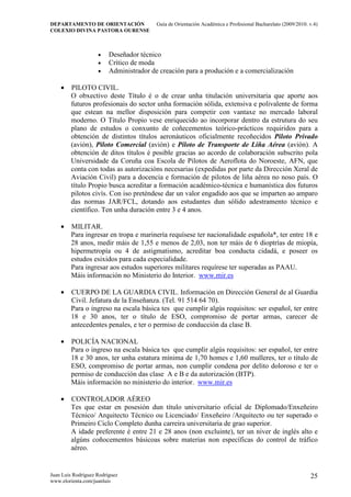 Orientacion Profesional Bach V4 | PDF