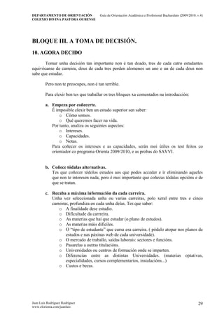 Orientacion Profesional Bach V4 | PDF